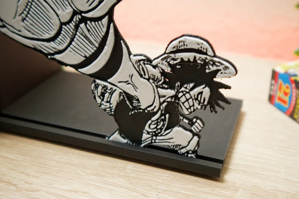 Bookend of Gomu Gomu No Pistol! | One Piece by 3D Manga Panels ...