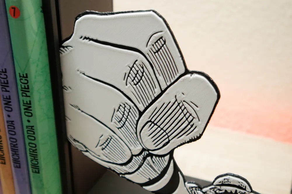 Bookend of Gomu Gomu No Pistol! | One Piece by 3D Manga Panels ...