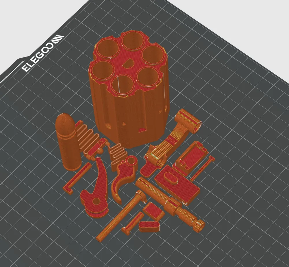 RE9 Leon S. Kennedy - Requiem Revolver - Free 3D Print Model - MakerWorld