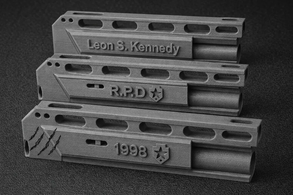 RE9 Leon S. Kennedy - Requiem Revolver - Free 3D Print Model - MakerWorld