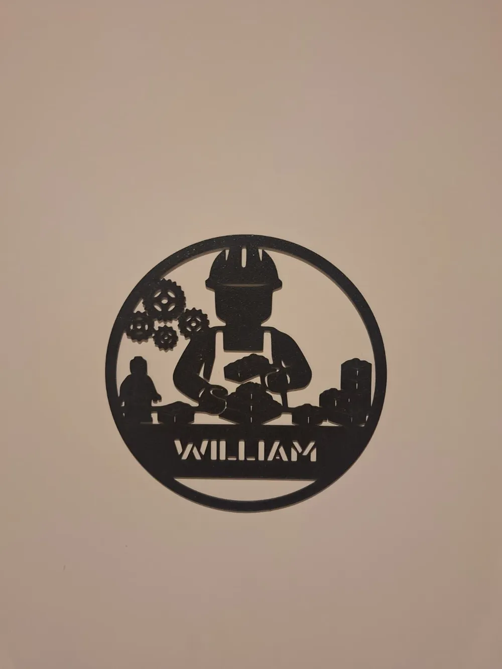 Brick Master Wall Plate – Custom Name Edition - Free 3D Print Model ...