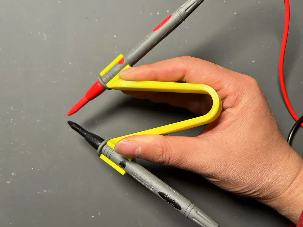 One-handed multimeter measurement adapter by nosoul - MakerWorld