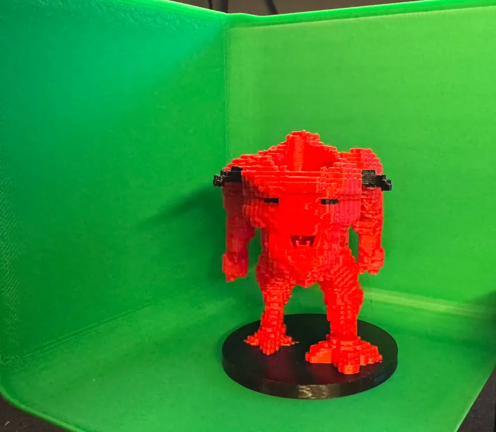 Doom - Voxel Mauler Demon Pencil Holder by ilikefreecad - MakerWorld