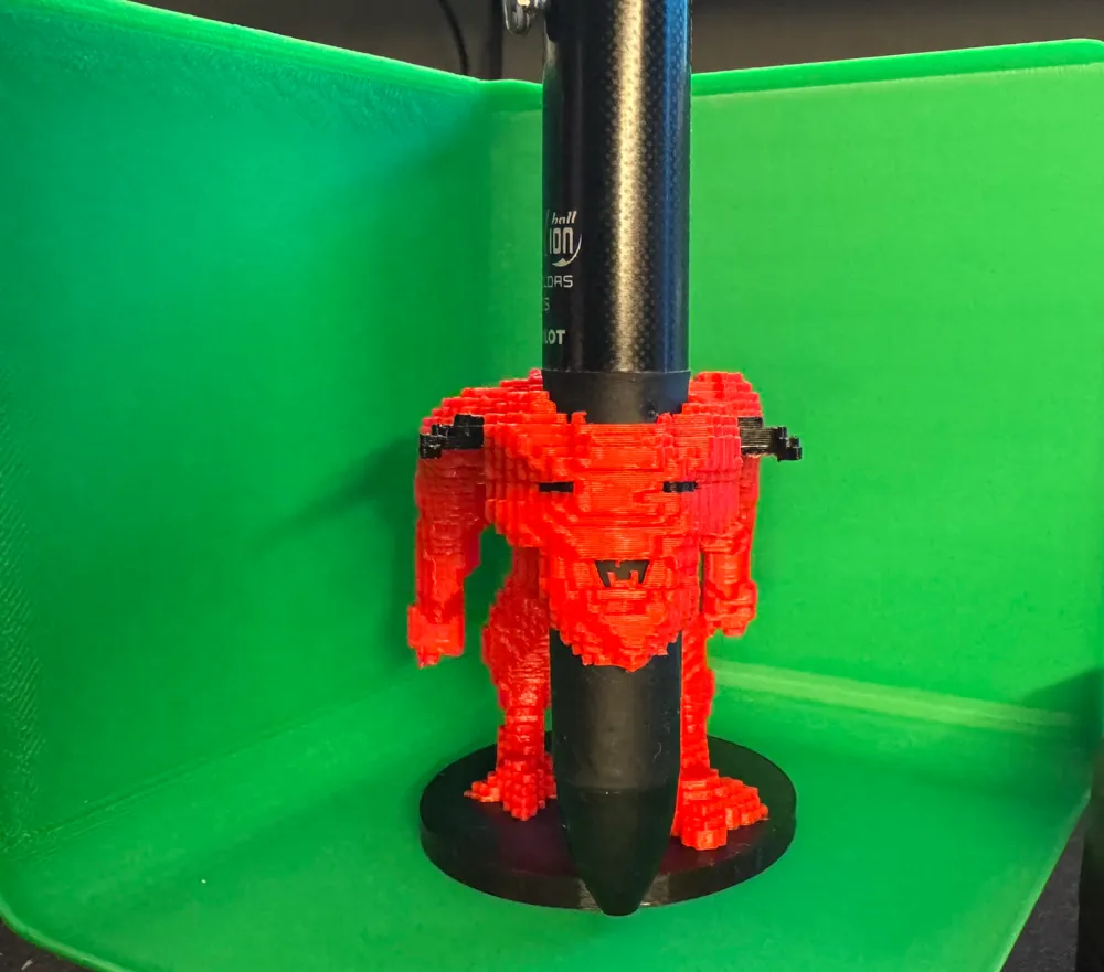 Doom - Voxel Mauler Demon Pencil Holder by ilikefreecad - MakerWorld