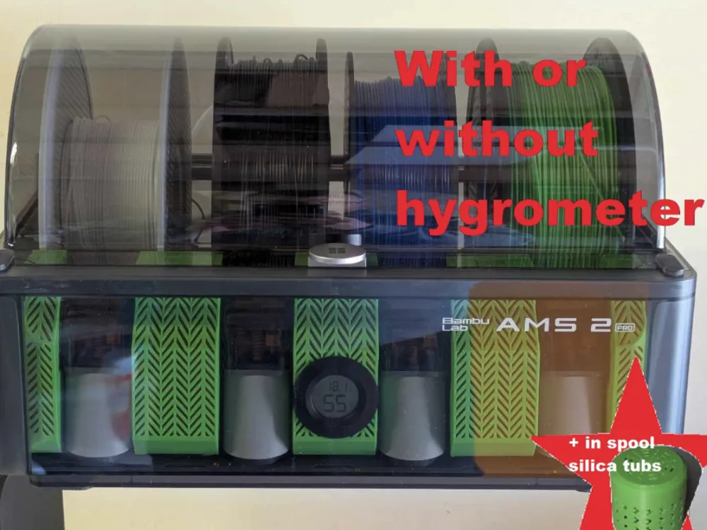 AMS 2 Pro Dry boxes by Mohawk-Makes - MakerWorld