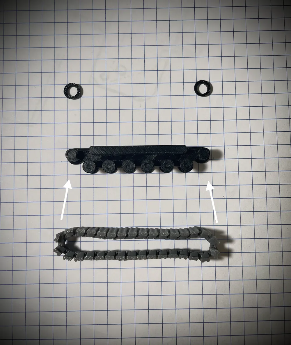 mini tank (print in place tracks) movable turret by Andrew Brown ...