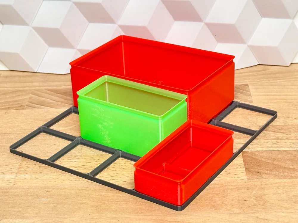 Gridfinity Box (Quick lite, less filament!) - Free 3D Print Model ...