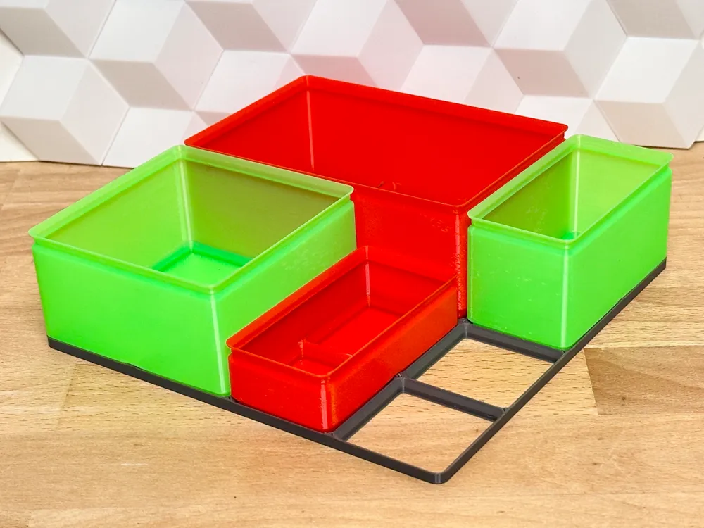 Gridfinity Box (Quick lite, less filament!) - Free 3D Print Model ...