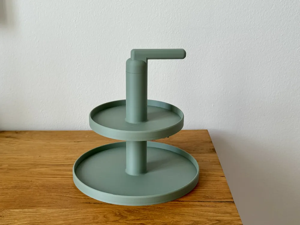 Breakfast Etagere | 2-Tier Serving Tray - Free 3D Print Model - MakerWorld