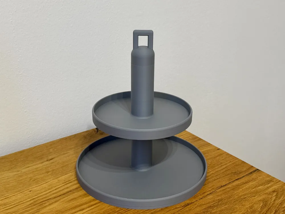 Breakfast Etagere | 2-Tier Serving Tray - Free 3D Print Model - MakerWorld