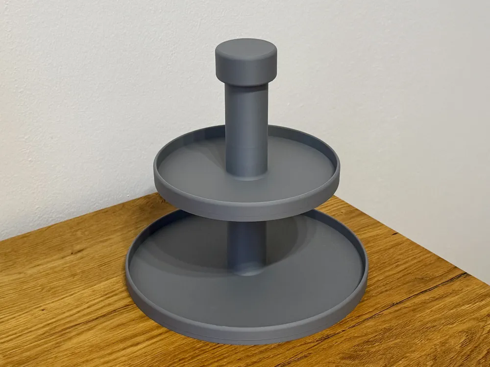 Breakfast Etagere | 2-Tier Serving Tray - Free 3D Print Model - MakerWorld