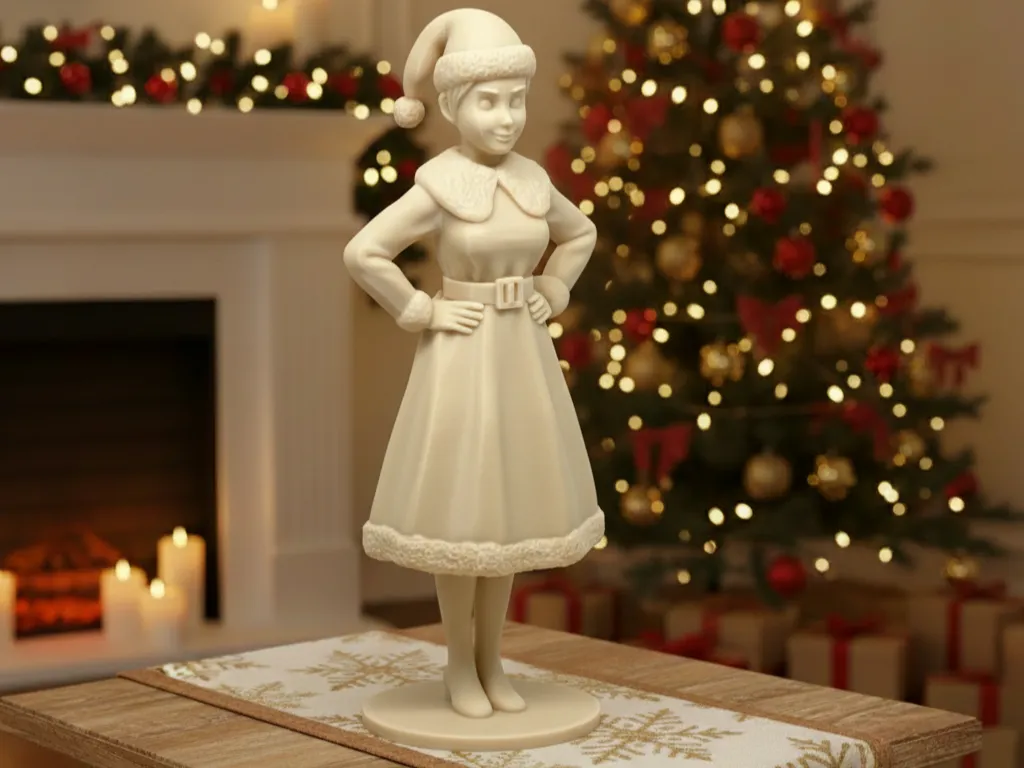 Mrs. Claus Figure by NovaCrafter MakerWorld: Download Free 3D Models