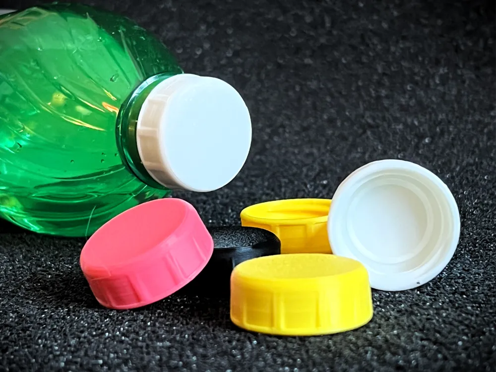 2L Bottle Cap 28mm Soda Pop twist lid closure - Free 3D Print Model ...