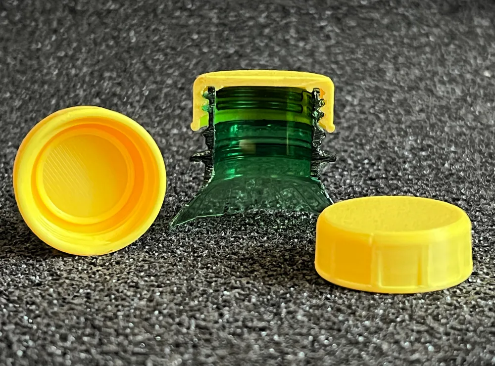 2L Bottle Cap 28mm Soda Pop twist lid closure - Free 3D Print Model ...