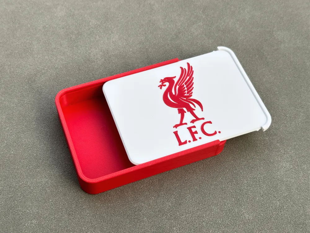 Liverpool FC Sliding Lid Storage Box - Free 3D Print Model - MakerWorld