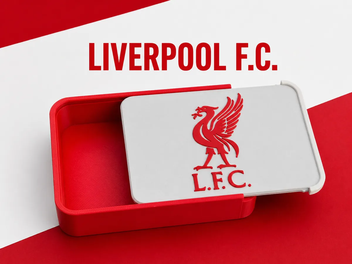 Liverpool FC Sliding Lid Storage Box - Free 3D Print Model - MakerWorld