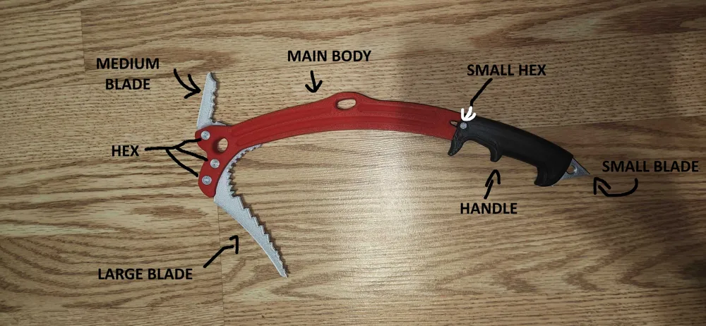 Tomb Raider Ice Axe - Lara Croft - Free 3D Print Model - MakerWorld