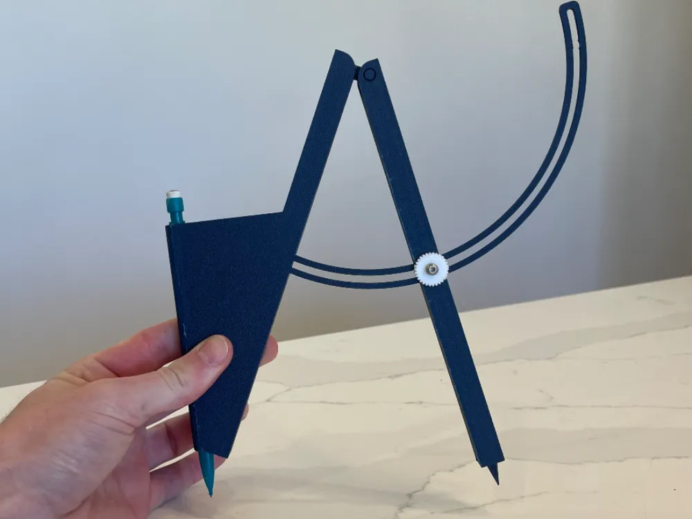 Drawing Compass - Print in Place by charlie designs - MakerWorld