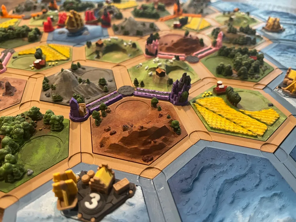 Full Catan Game - Seafarers w GoT addons Remixed by slapp101 MakerWorld ...