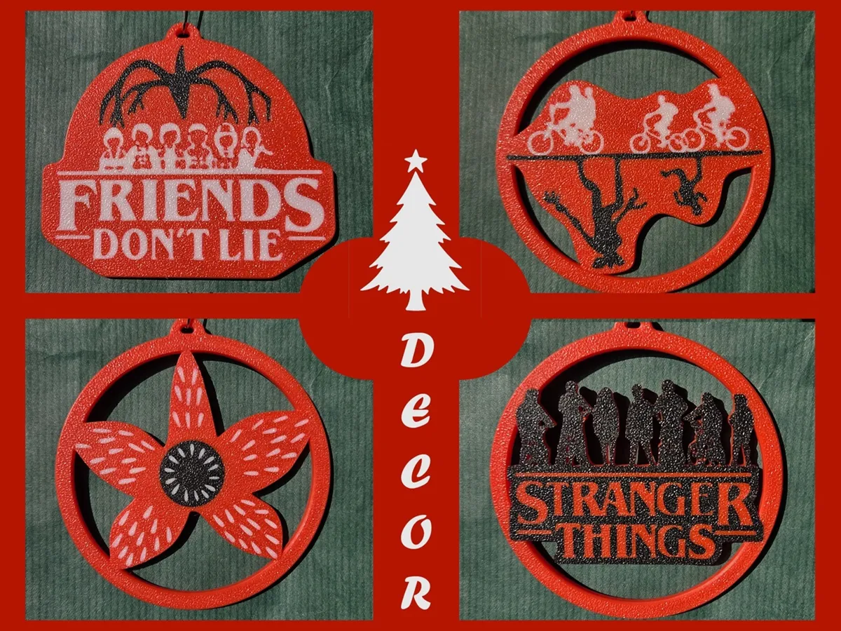 Stranger Things Christmas tree decoration - Free 3D Print Model ...