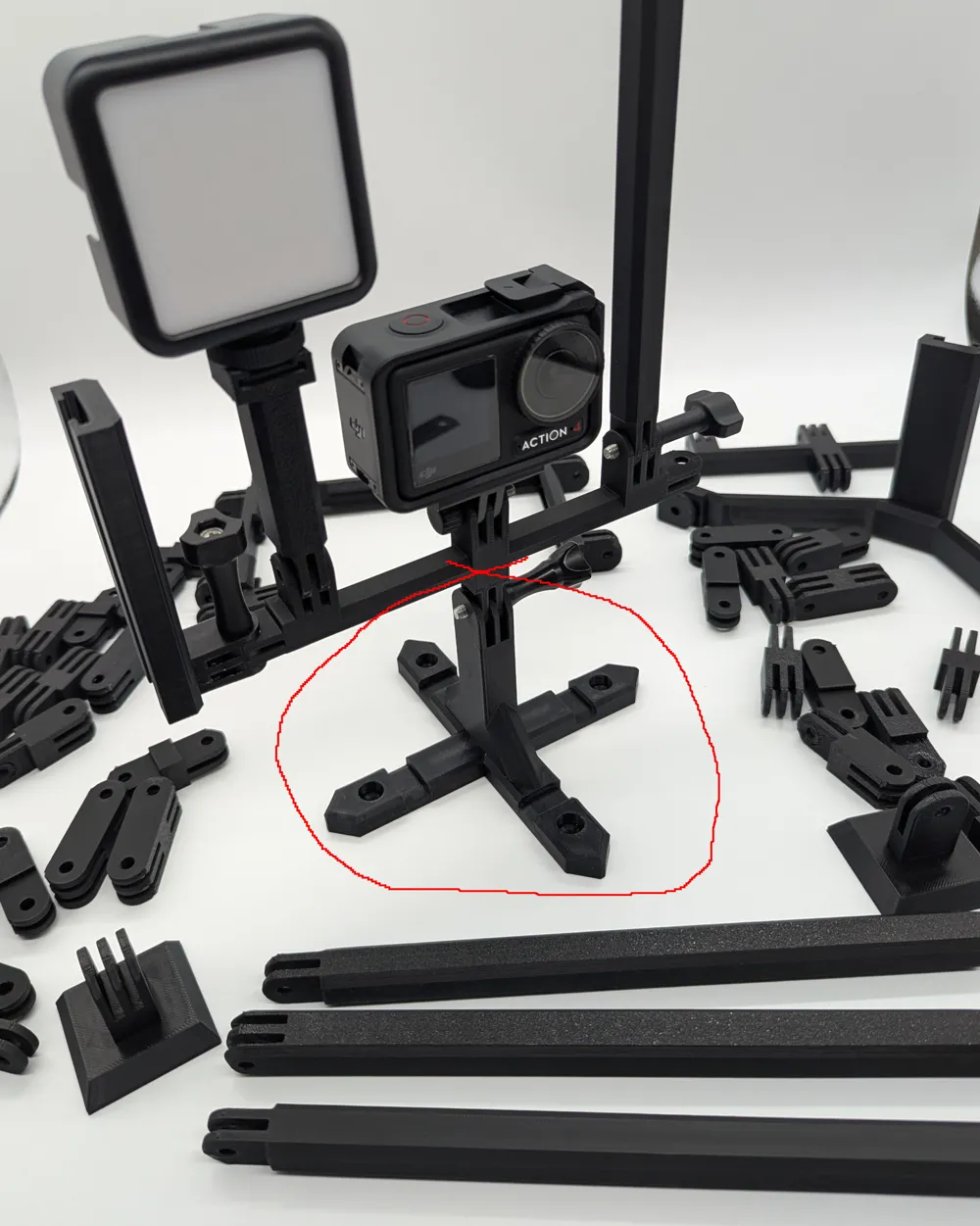 GoPro & DJI Action camera wall mount & table stand by Automatiserar.se ...