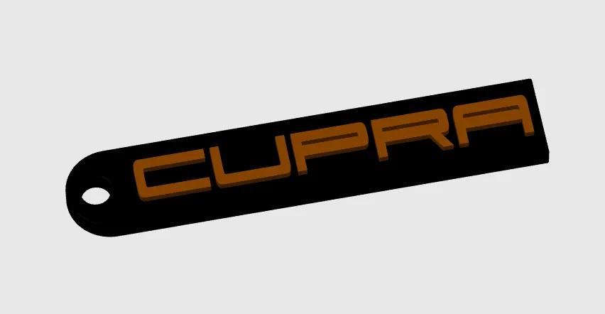 Cupra keychain by marra.dubins - MakerWorld