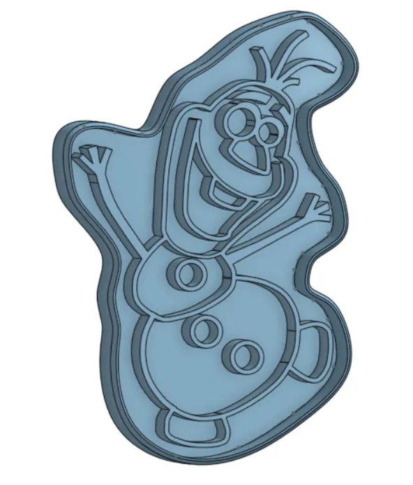 Cookie cutter - Olaf by MS3Dprint.sk - MakerWorld