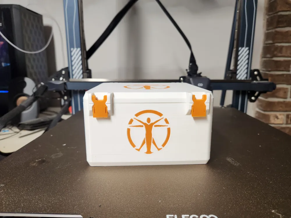 Fallout themed "Institute" stash box - Free 3D Print Model - MakerWorld