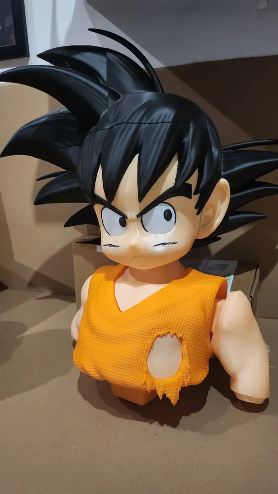 LIFE SIZE KID GOKU DISPLAY STATUE - Free 3D Print Model - MakerWorld