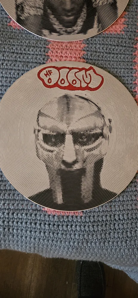 MF Doom Swirl Wall Art - Free 3D Print Model - MakerWorld