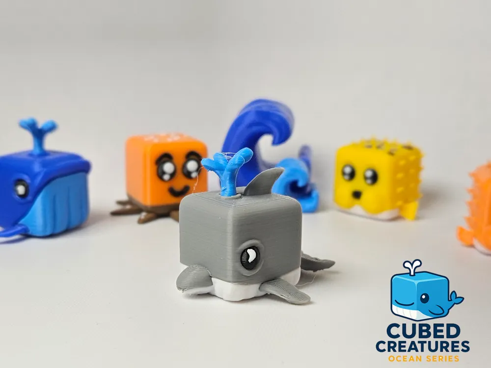 The Square Dolphin - Free 3D Print Model - MakerWorld