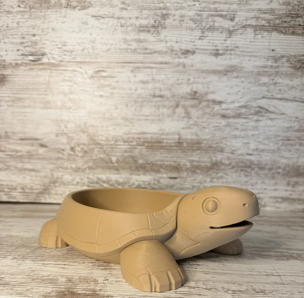 Cute Turtle Bowl - Free 3D Print Model - MakerWorld
