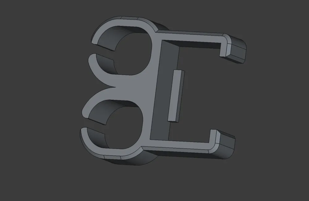 X2D PTFE-Schlauch-Clip für Energiekette – Kostenloses 3D-Druckmodell ...