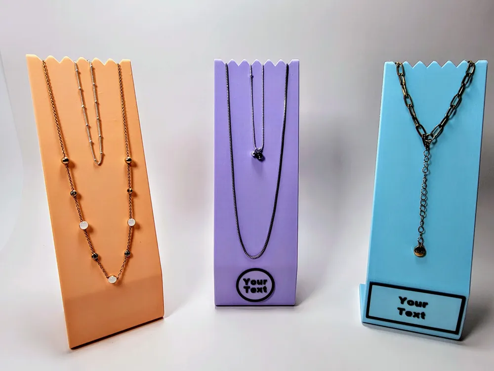 Neckless - Display with Sign by Art Design. 3D MakerWorld: Download ...