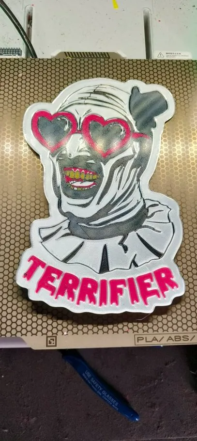 Terrifier Wallart by 3DPrintsForYou MakerWorld: Download Free 3D Models