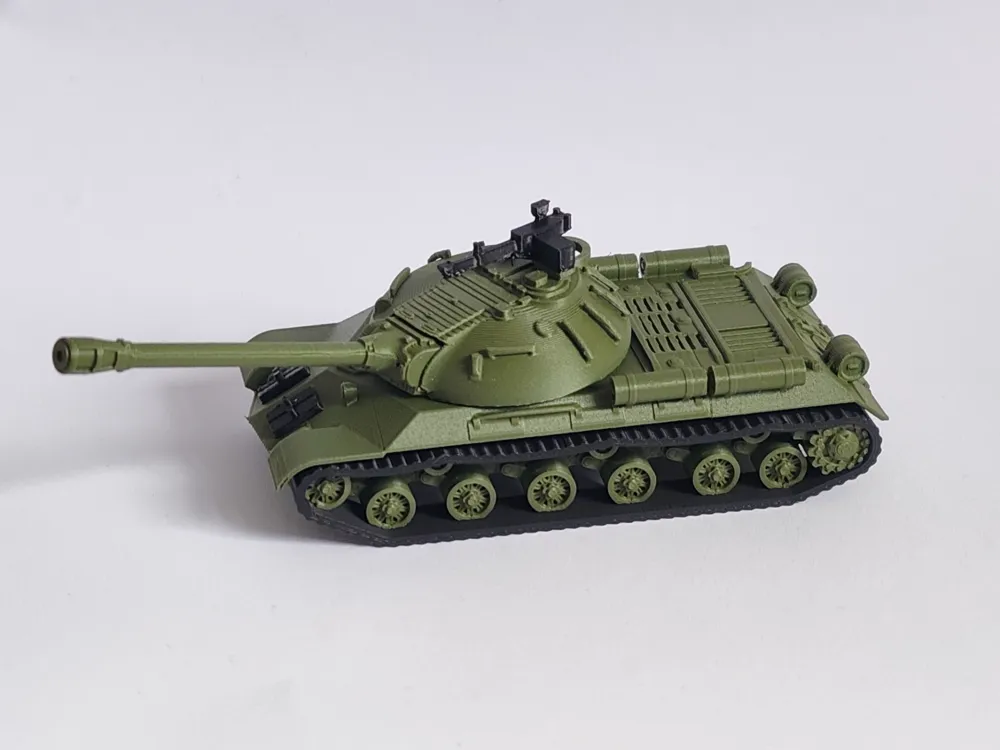 IS-3 Soviet tank with rotating turret Remixed by Jerryie MakerWorld ...