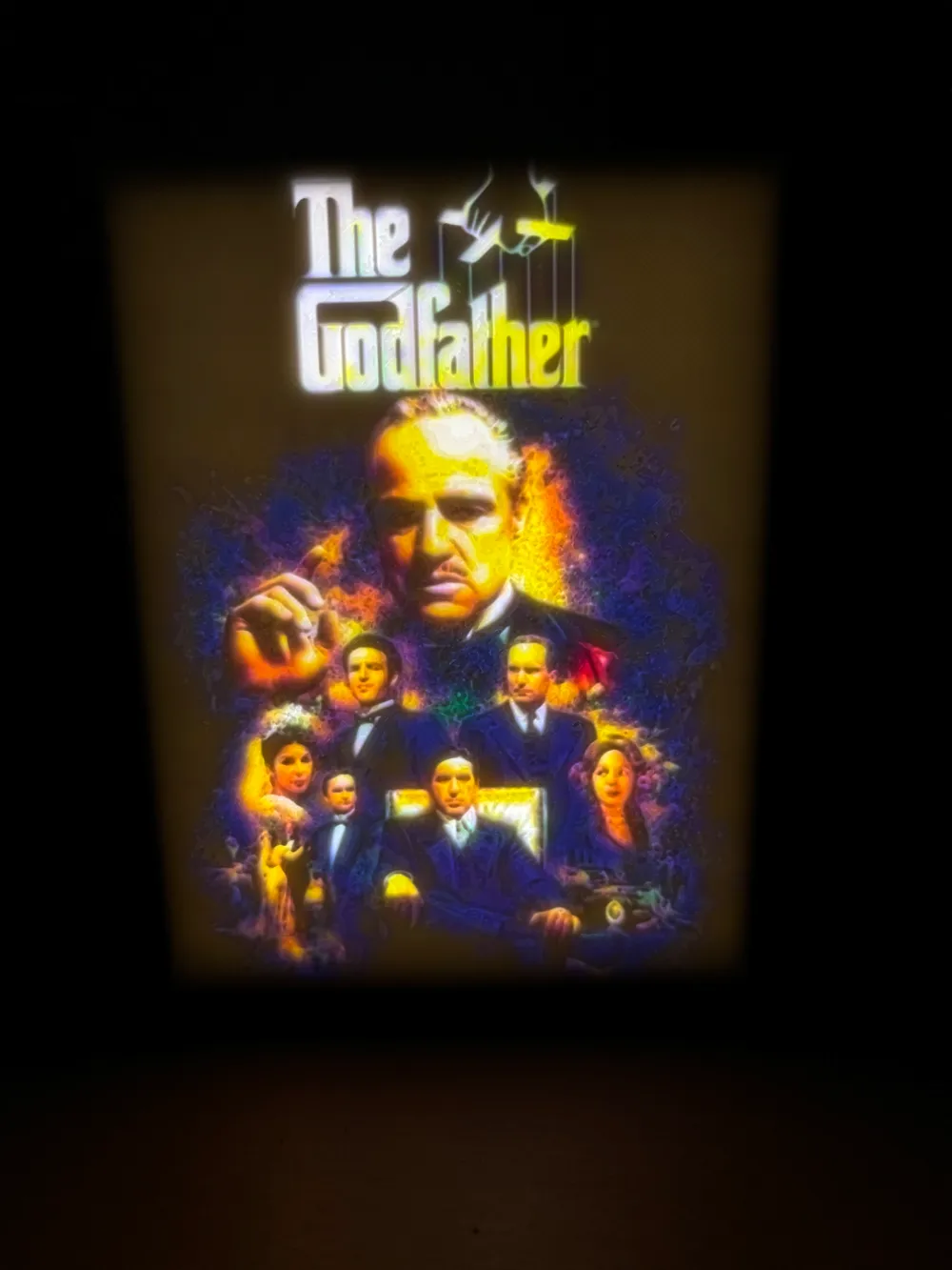 CMYK The Godfather Lithophane Movie Poster by Wet Bandit - MakerWorld