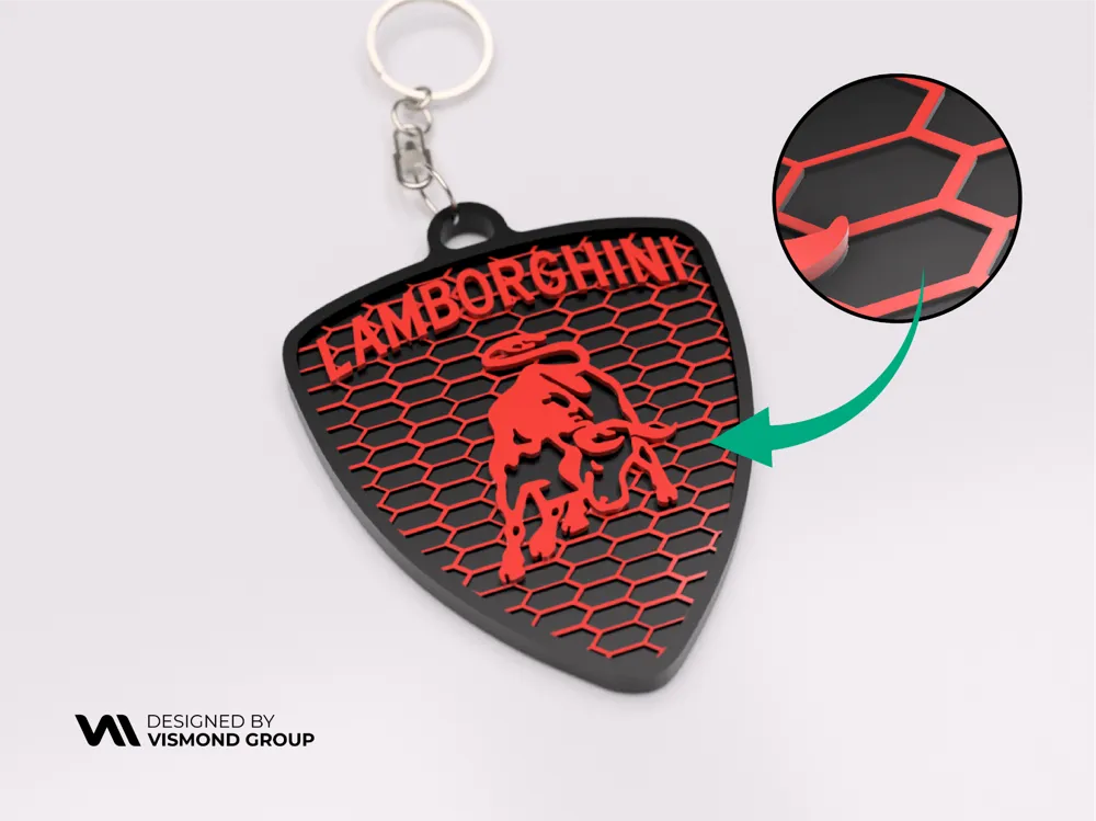 Lamborghini Keychain by VISMOND GROUP MakerWorld: Download Free 3D Models