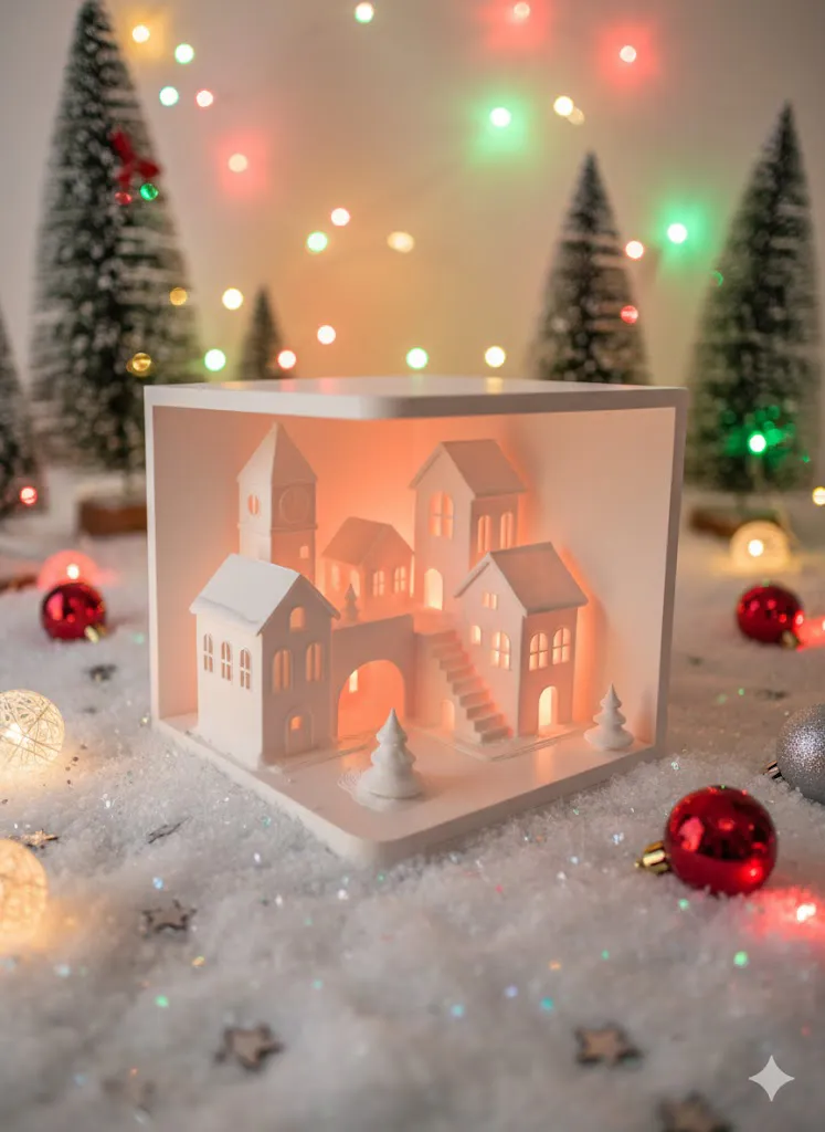 Winter Light Diorama - Christmas Village LED Vol.3 - Free 3D Print ...