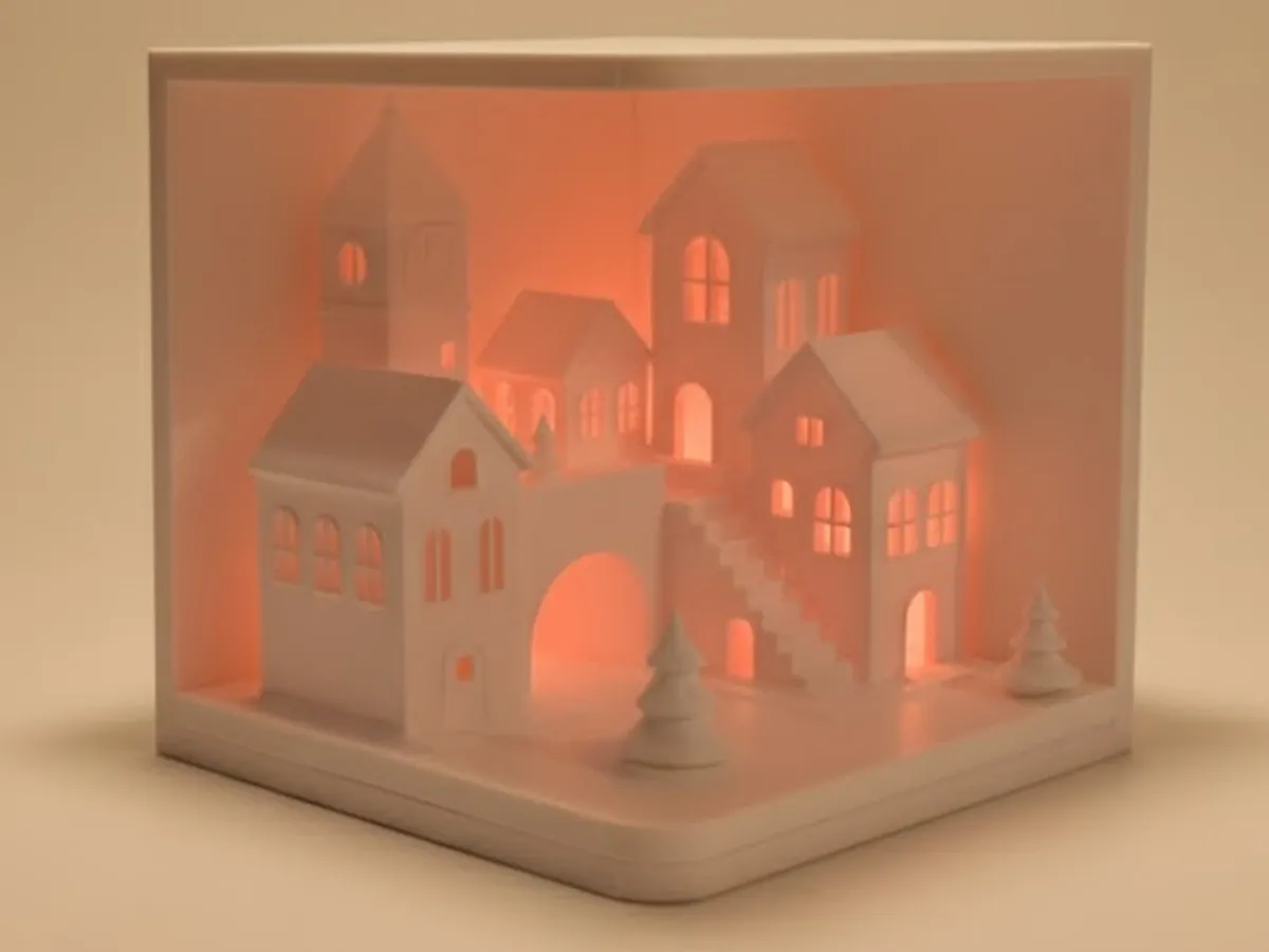 Winter Light Diorama - Christmas Village LED Vol.3 - Free 3D Print ...
