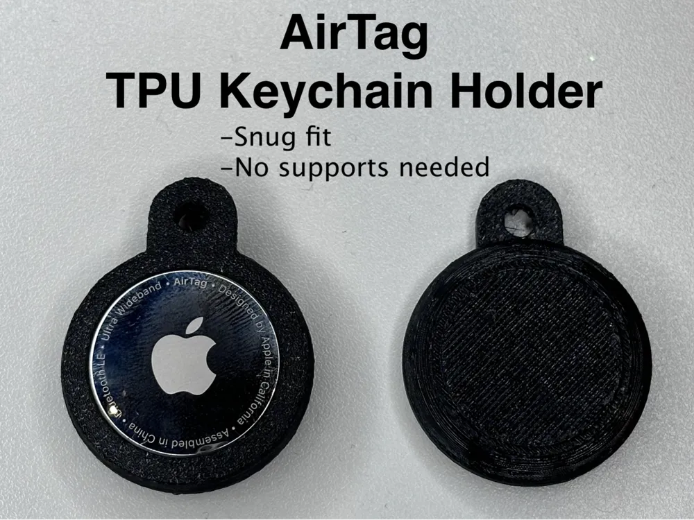 AirTag TPU Keychain Holder by Biochem - MakerWorld