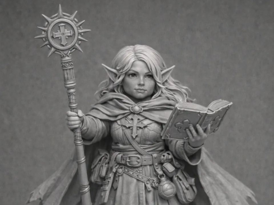 DND Elf Dwarf - Free 3D Print Model - MakerWorld