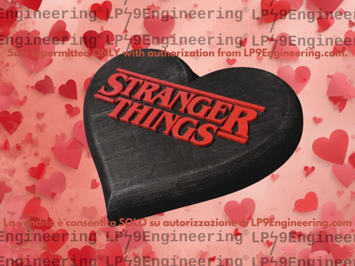 Stranger Things Heart - Cuore - Free 3D Print Model - MakerWorld