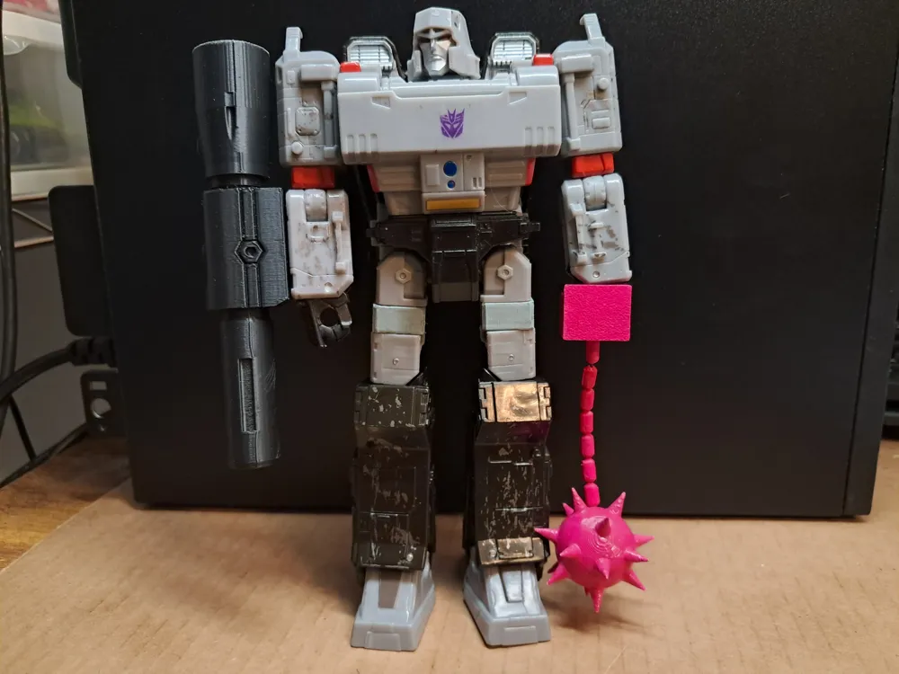 Transformers Siege Megatron Maça Articulada - Modelo gratuito para ...