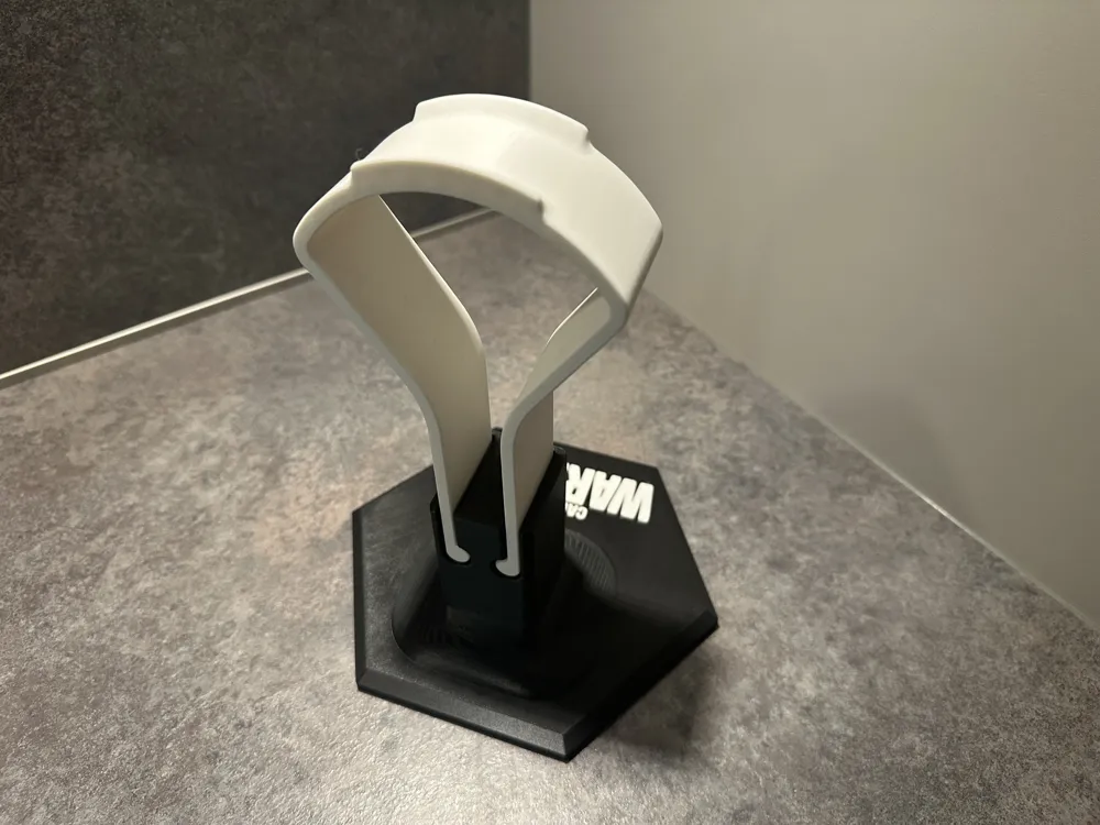 Headphone Holder Call Of Duty WARZONE - Free 3D Print Model - MakerWorld
