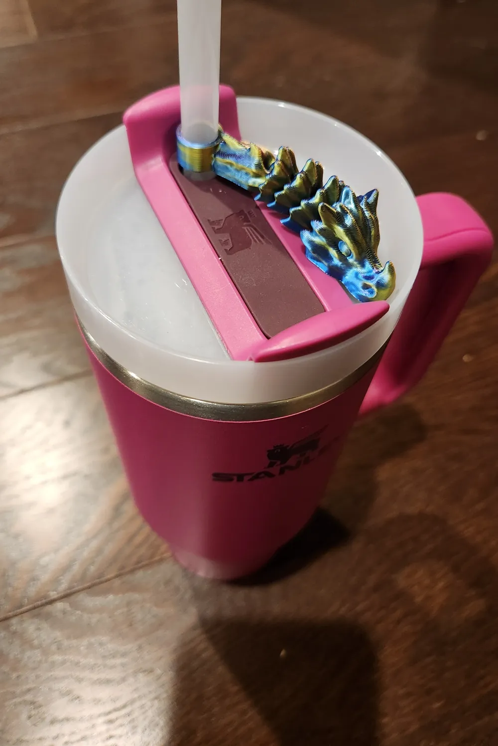 Straw Buddy Topper - Articulated Dragon Remixed by Sdot Prints ...