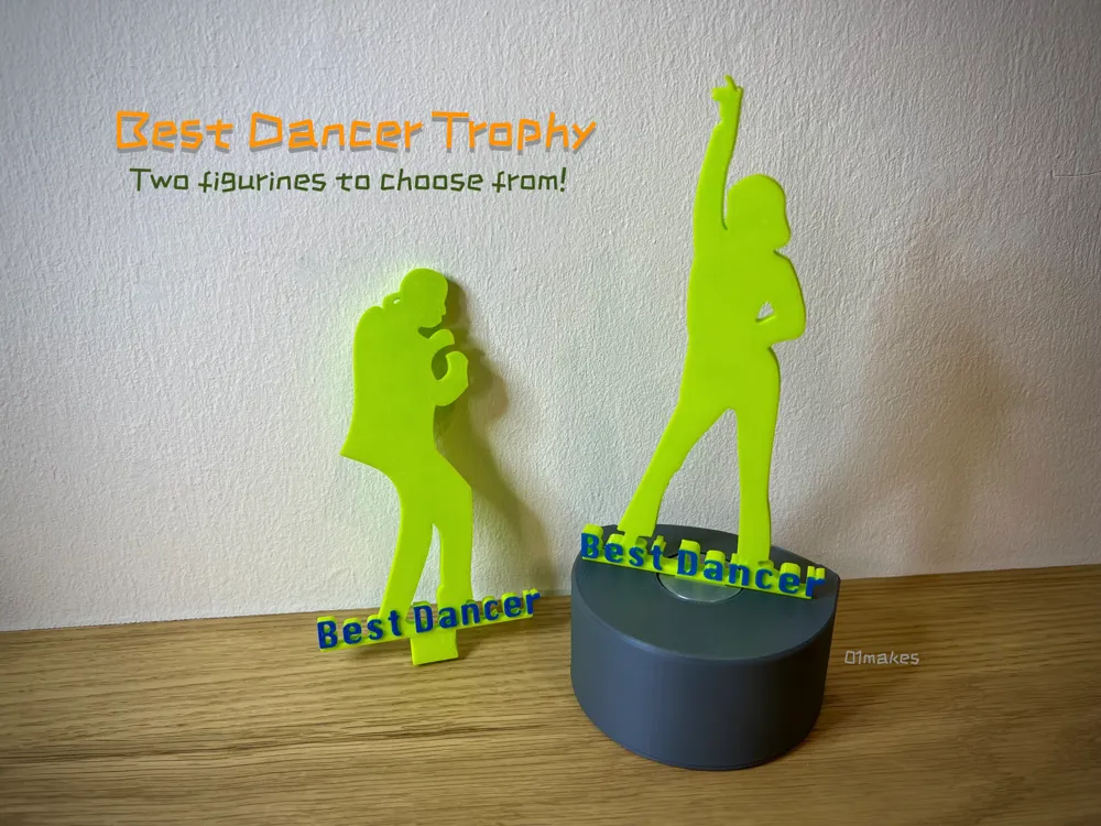 Trophy for Best Dancer by 01makes - MakerWorld