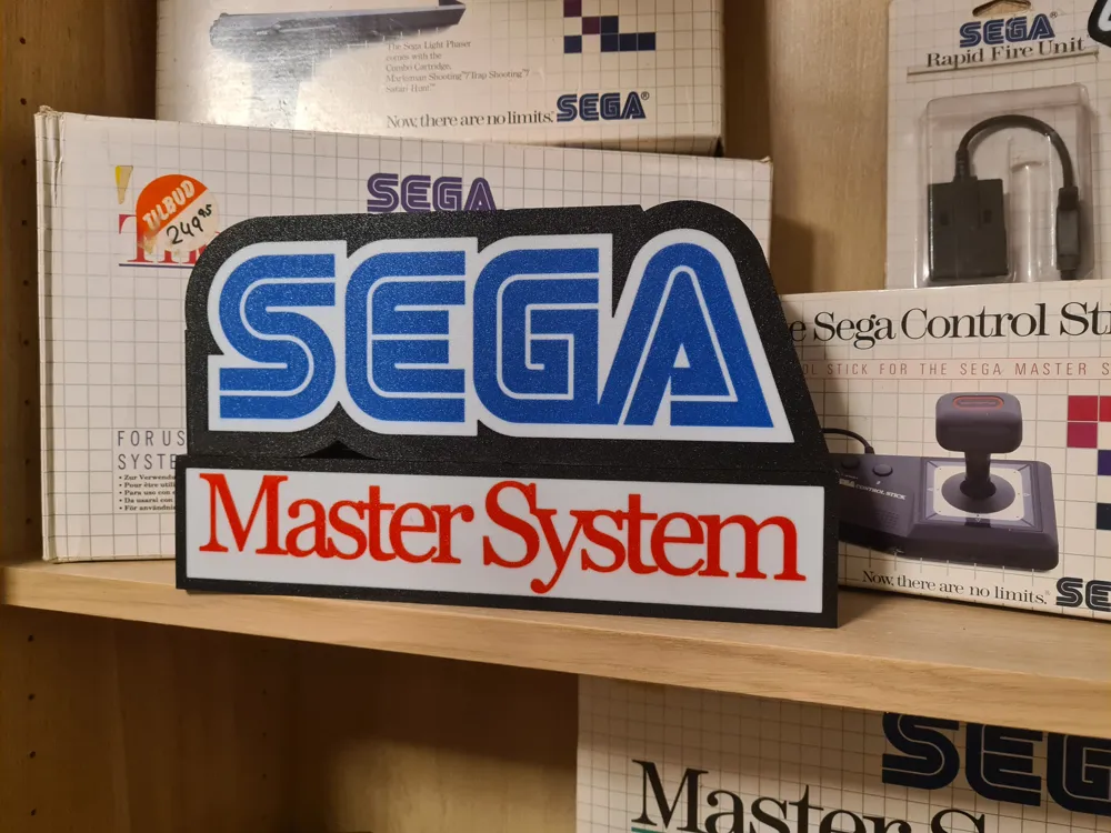 Master System light box by Mahave - MakerWorld