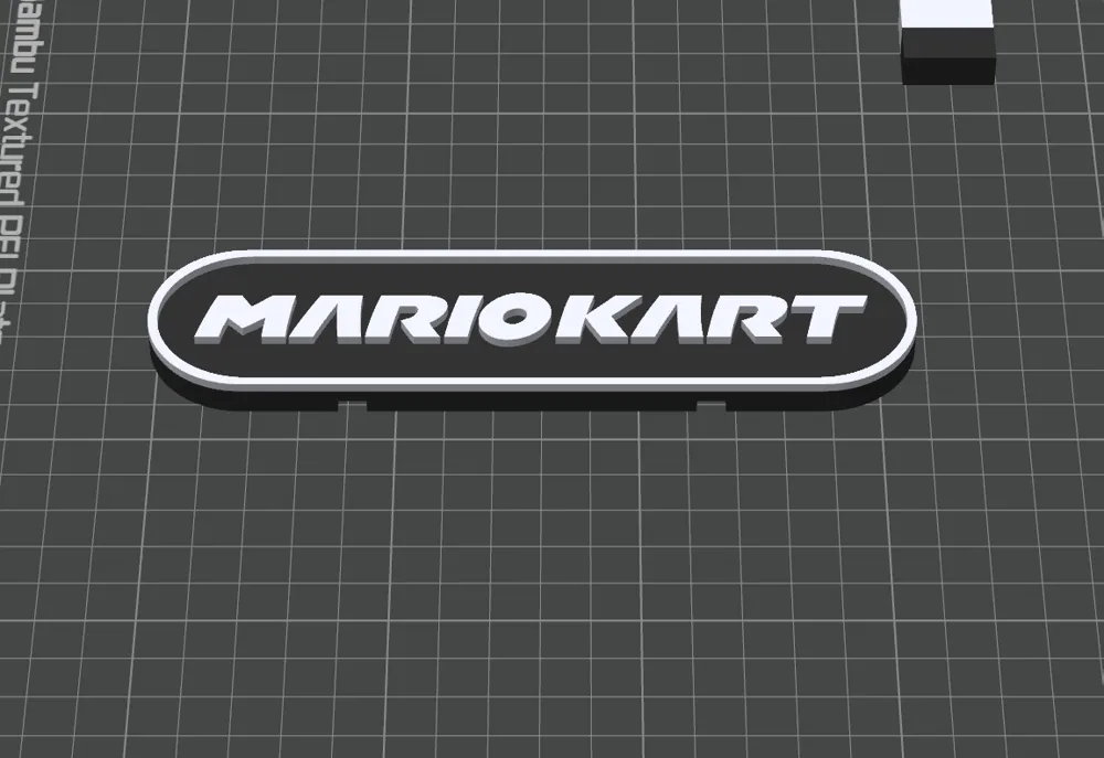 Mario Kart Sign for hot wheels display garage - Free 3D Print Model ...