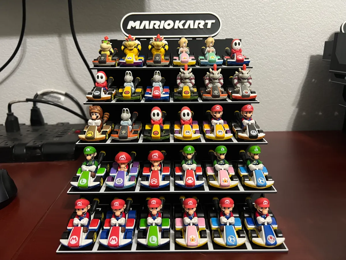 Mario Kart Sign for hot wheels display garage - Free 3D Print Model ...